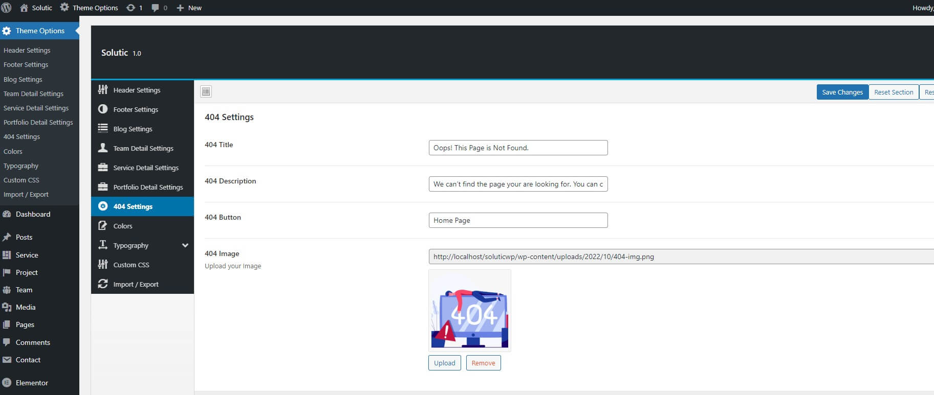 Website Layout | Solutic Documentation