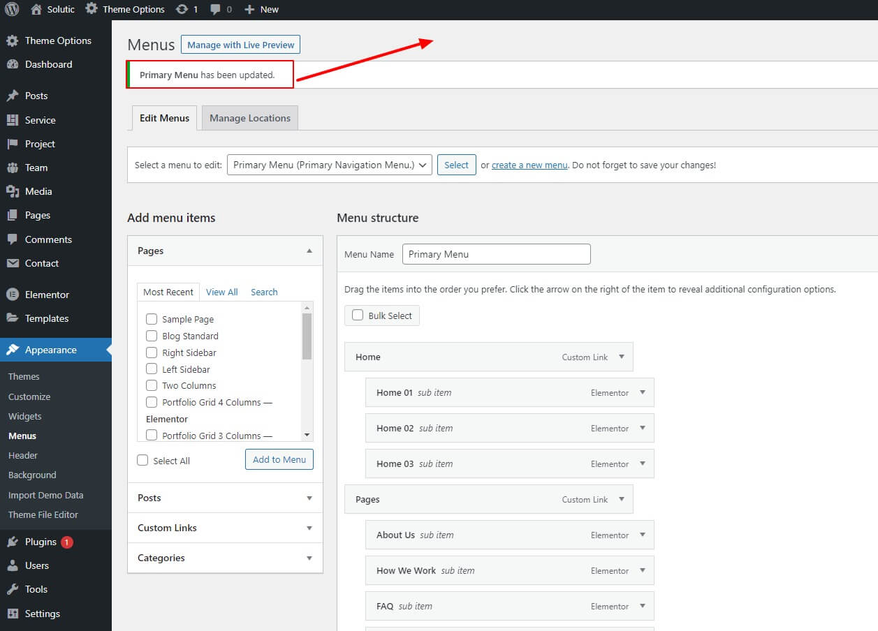 Website Layout | Solutic Documentation