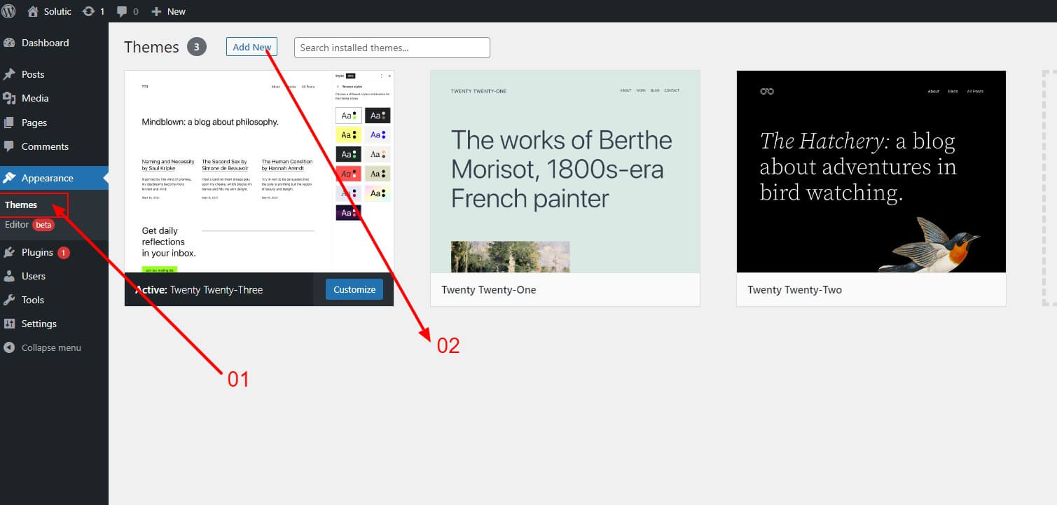 Website Layout | Solutic Documentation